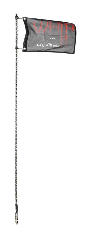 Whip It Black RGB Remote Light Rod - Cycle Gear