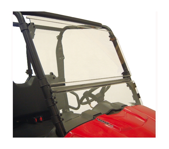 Spike Full Tilting Windshield Polaris Ranger Mid-Size (Round Tube) 2011 ...