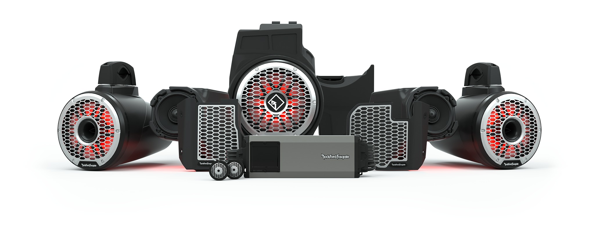 Rockford Fosgate Stage 6 Audio System Polaris RZR Pro XP w/Ride Command ...