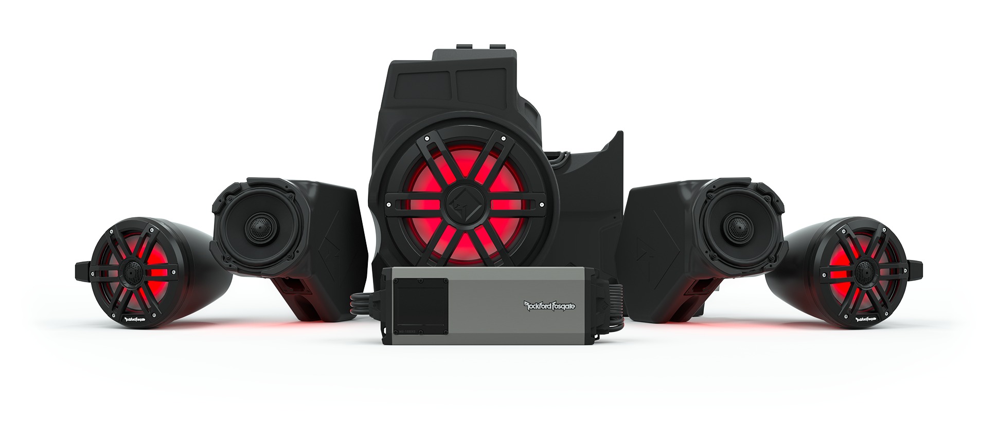 Rockford Fosgate Stage 4 Audio System Polaris RZR Pro XP w/Ride Command ...