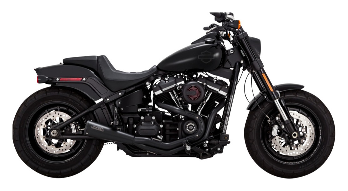Vance & Hines PCX Stainless 2-Into-1 Upsweep Exhaust For Harley Softail ...