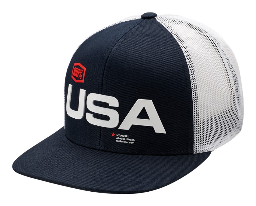 100% MXON USA Trucker Hat - Cycle Gear