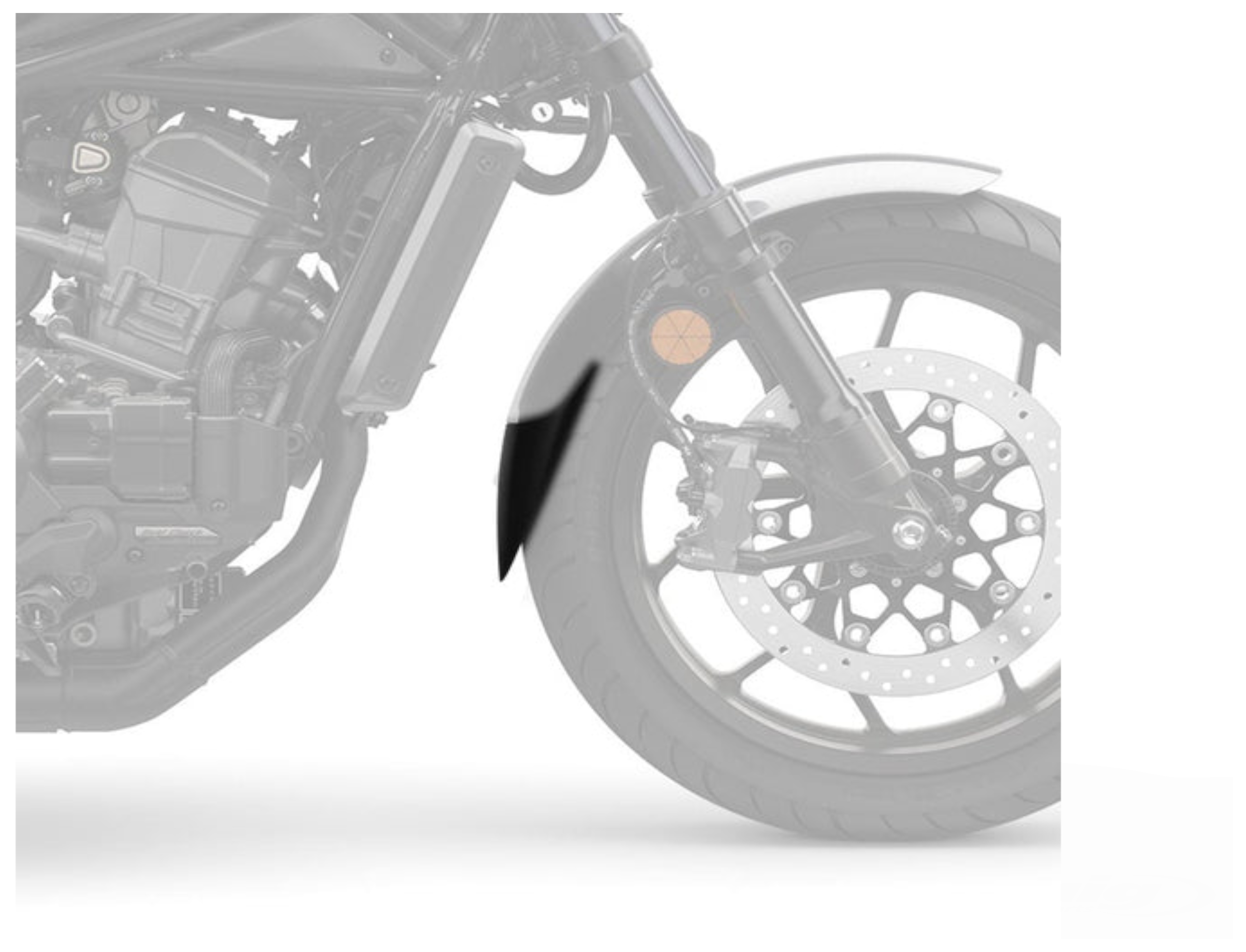 Puig Front Fender Extender Honda Rebel 1100 2021-2026 - Cycle Gear