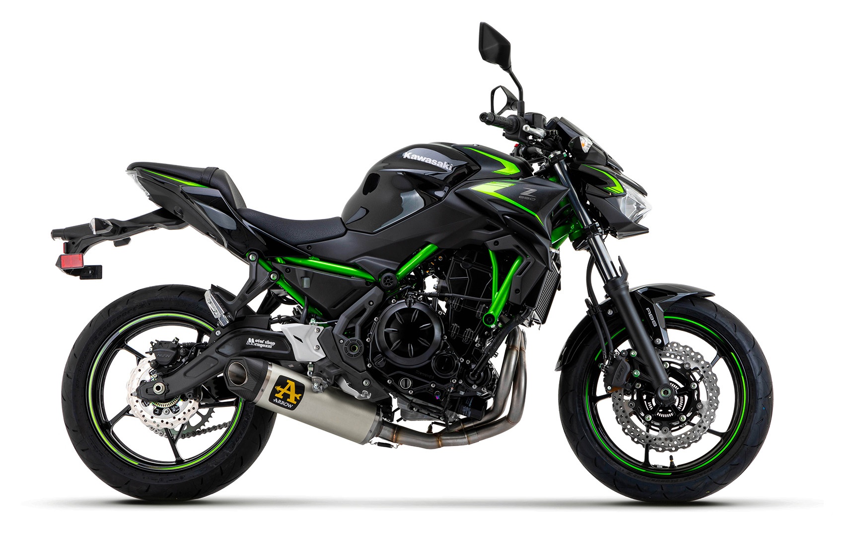 Arrow Indy Race Exhaust System Kawasaki Z650 2021-2023 - Cycle Gear