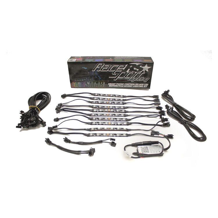 Racesport Lighting Colorsmart Smartphone Controlled LED Motorcycle Kit ...