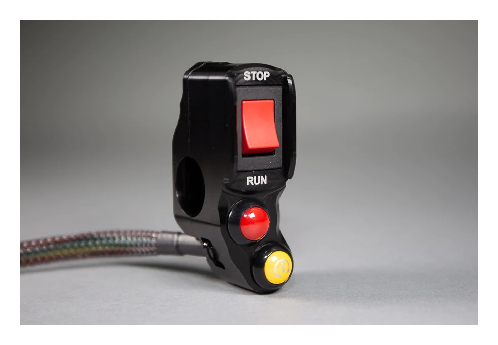 Woodcraft RH Race Handlebar Switch With Keyswitch Elimination Harness ...