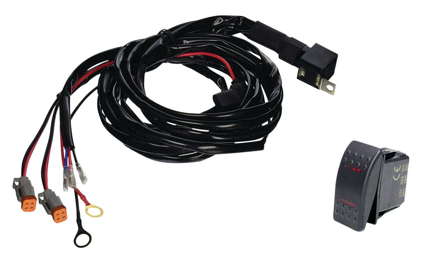 Tiger Lights Dual 4 Pin Wire Harness - Cycle Gear