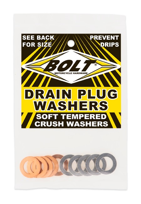 Bolt Hardware Universal Drain Plug Washers - Cycle Gear