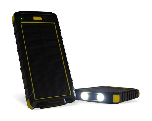 RidePower Portable LED Solar Charging Power Bank - Cycle Gear