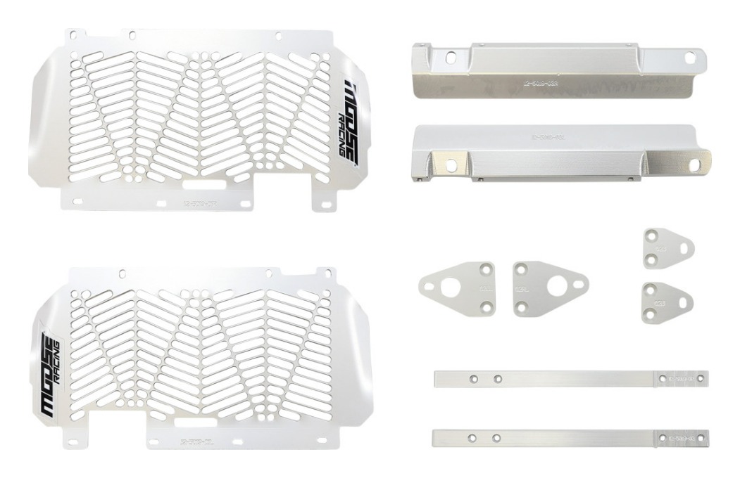 Moose Racing Radiator Braces Yamaha YZ250F / FX / YZ450F / FX / WR250F ...