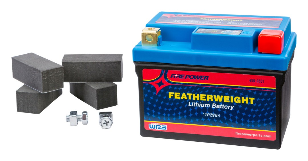 Fire Power Featherweight Lithium Battery HJTZ7S-FP-IL - Cycle Gear