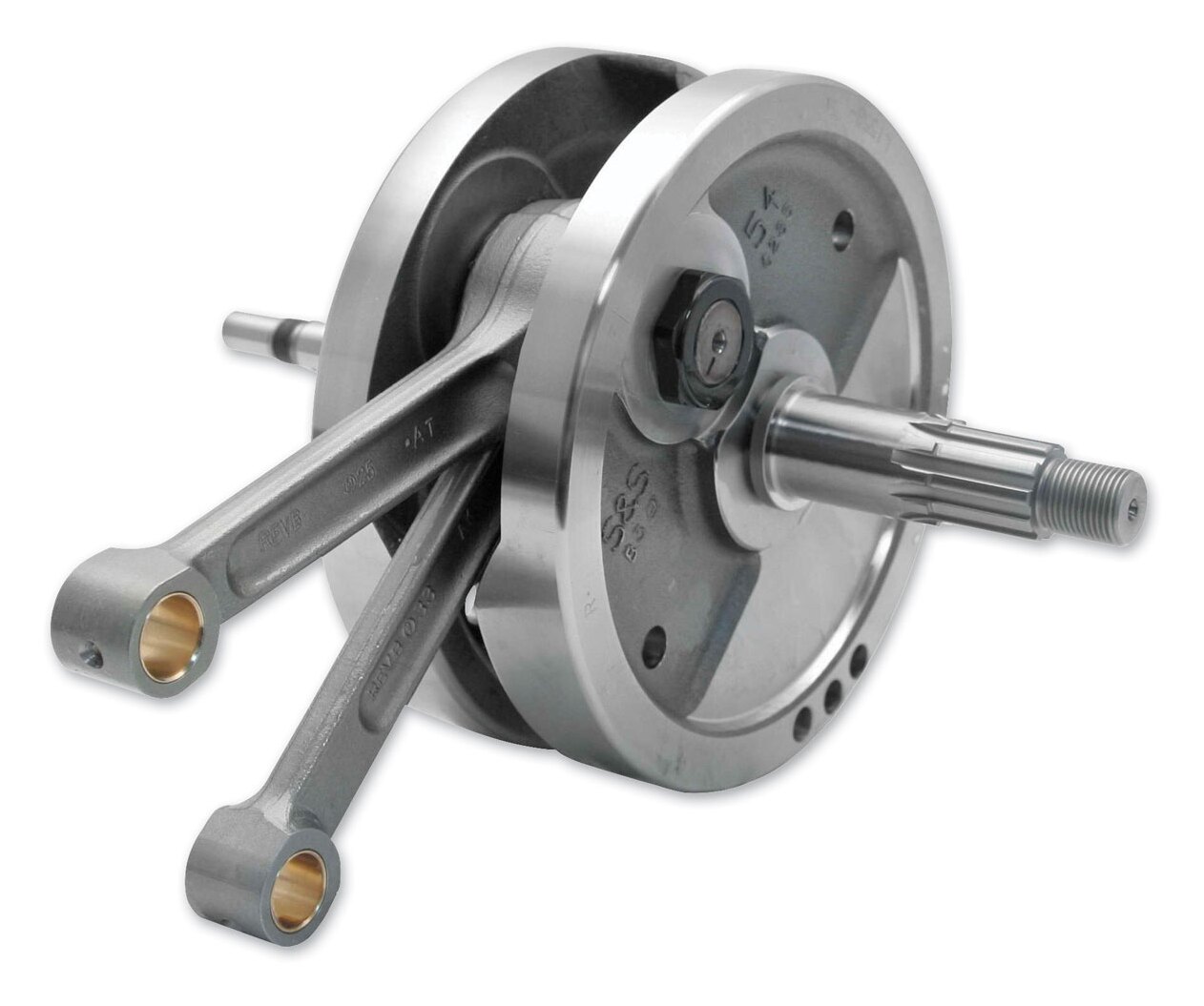 S&S Cycle Flywheel Assembly For Harley Carbureted EVO 1984-2000 - Cycle ...