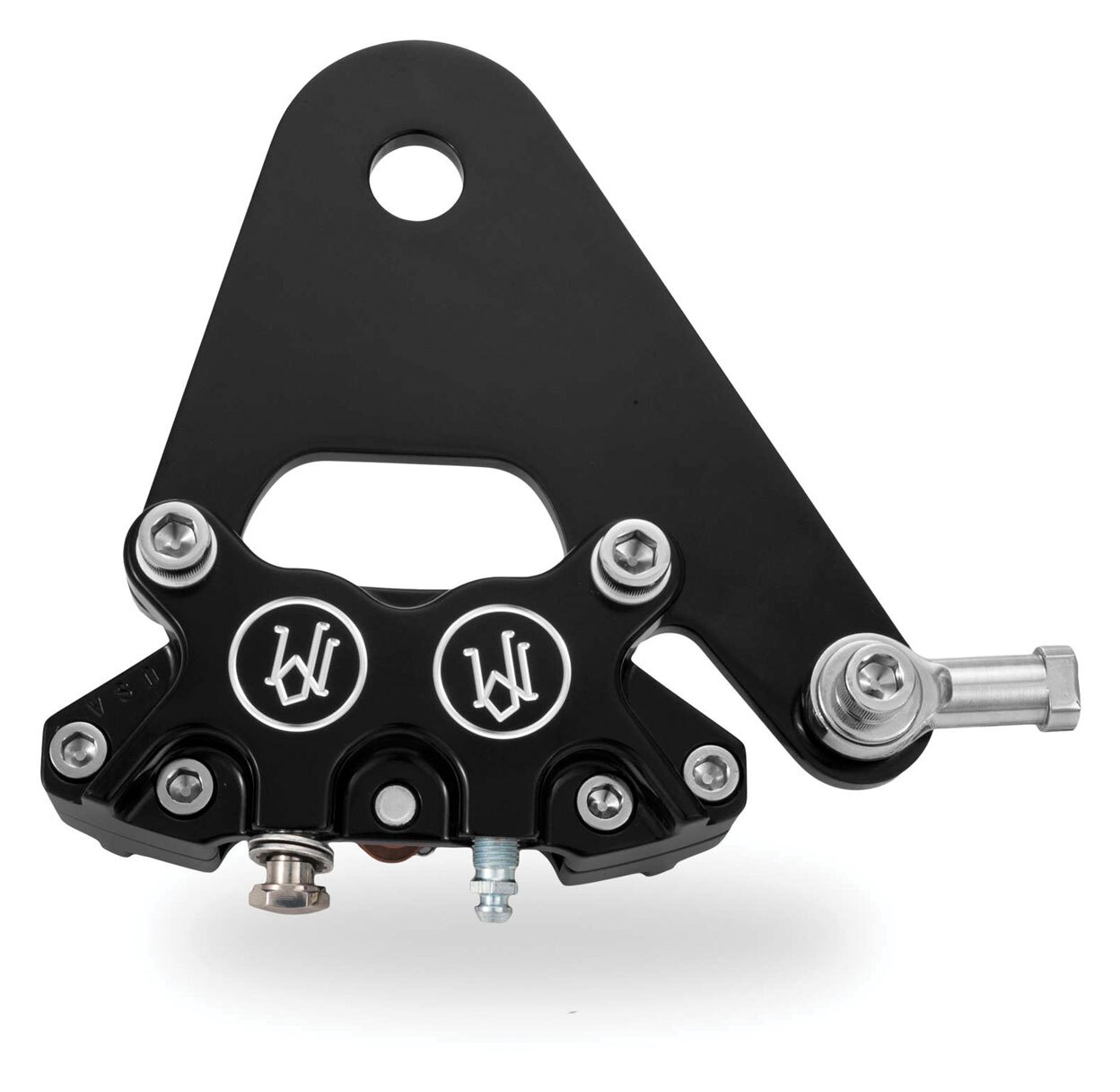 Performance Machine Custom Rear 4-Piston Brake Caliper and Bracket ...