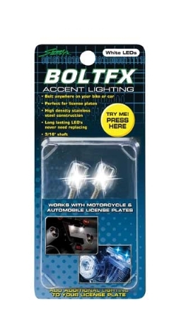 StreetFX ElectroPods LED License Plate Bolts - Cycle Gear