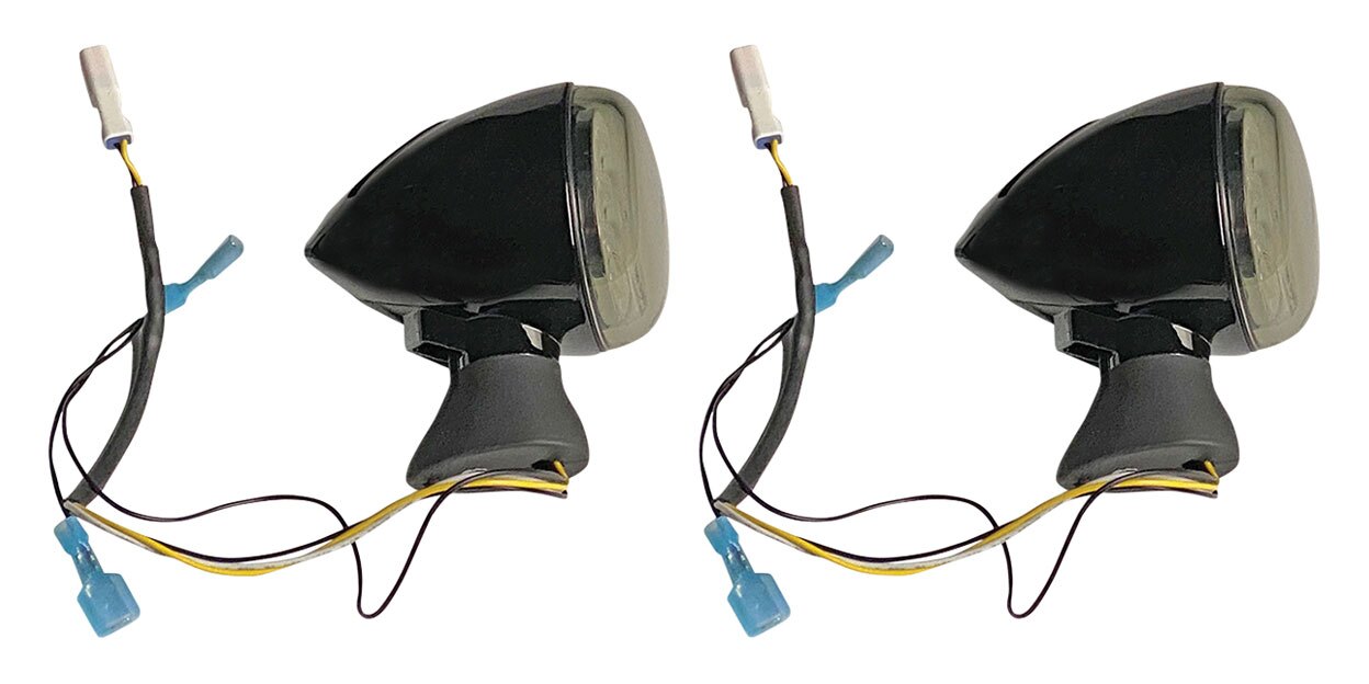 Custom Dynamics ProBEAM Dynamic Ringz Front LED Turn Signals For Indian ...