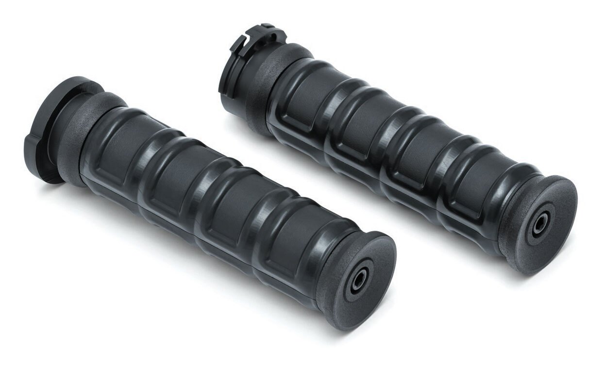 Kuryakyn Dillinger Grips For Harley With Dual Cable Throttle - Cycle Gear