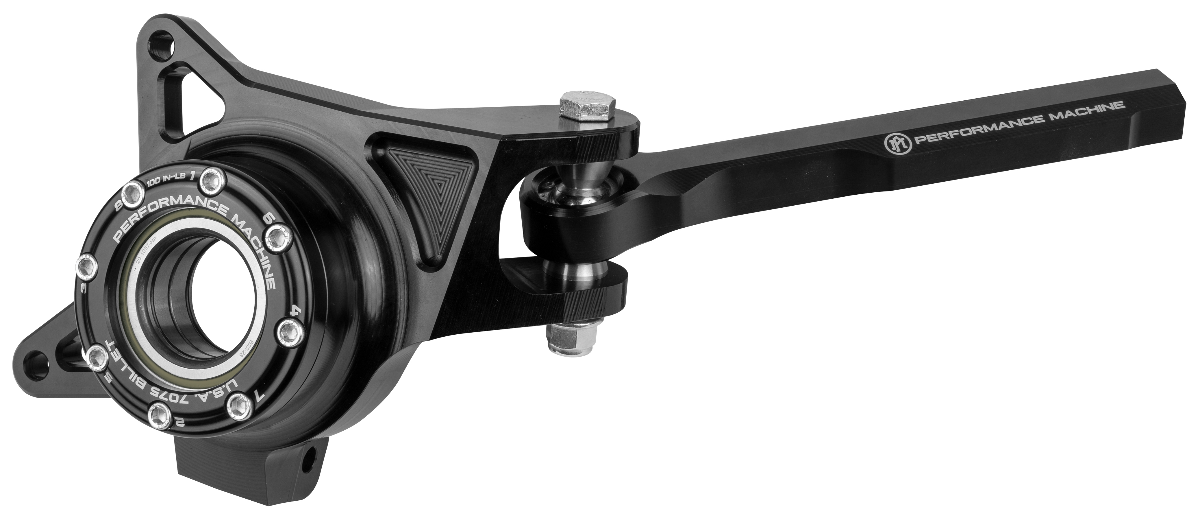 Performance Machine Off-Road Front Steering Knuckles Polaris RZR Turbo ...