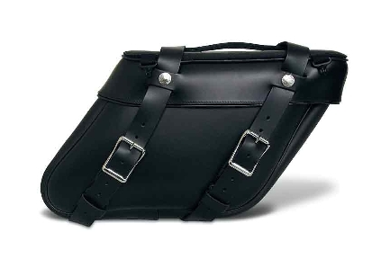 Leatherworks Wide Angle Slant Box Top Throwover Saddlebags - Cycle Gear