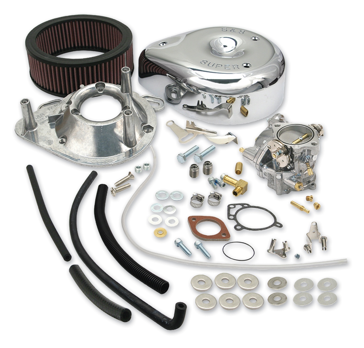 S&S Cycle Super E Partial Carburetor Kit For Harley EVO 1984-1992 ...