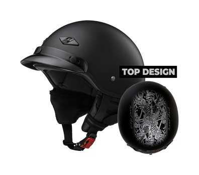 LS2 Bagger Hard Luck Helmet (XS) - Cycle Gear