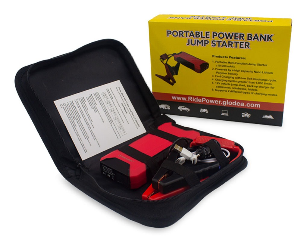 RidePower Portable Power Bank Jump Starter - Cycle Gear