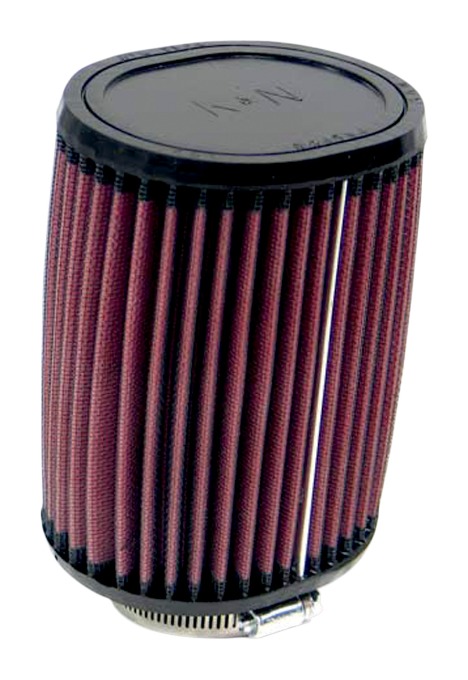 K&N Oval Universal Clamp-On Air Filter RU-115 - Cycle Gear