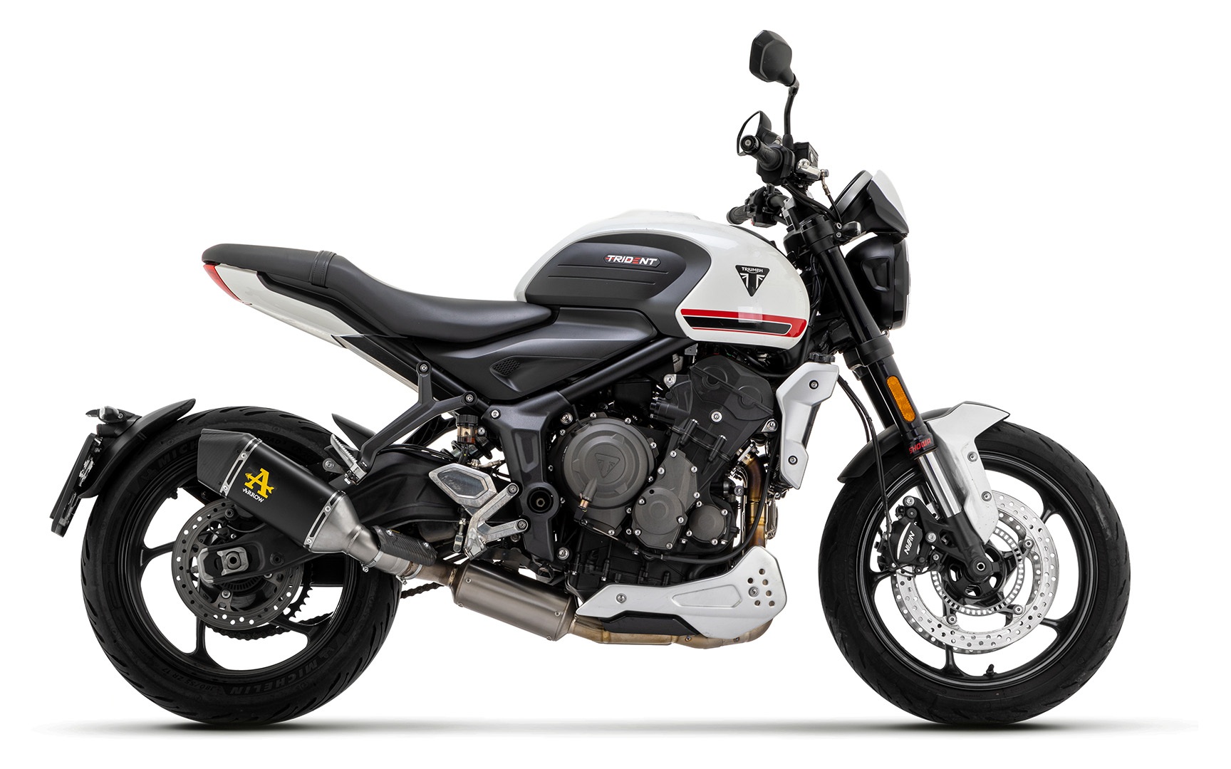 Arrow Veloce Exhaust System Triumph Trident 660 2021-2024 - Cycle Gear