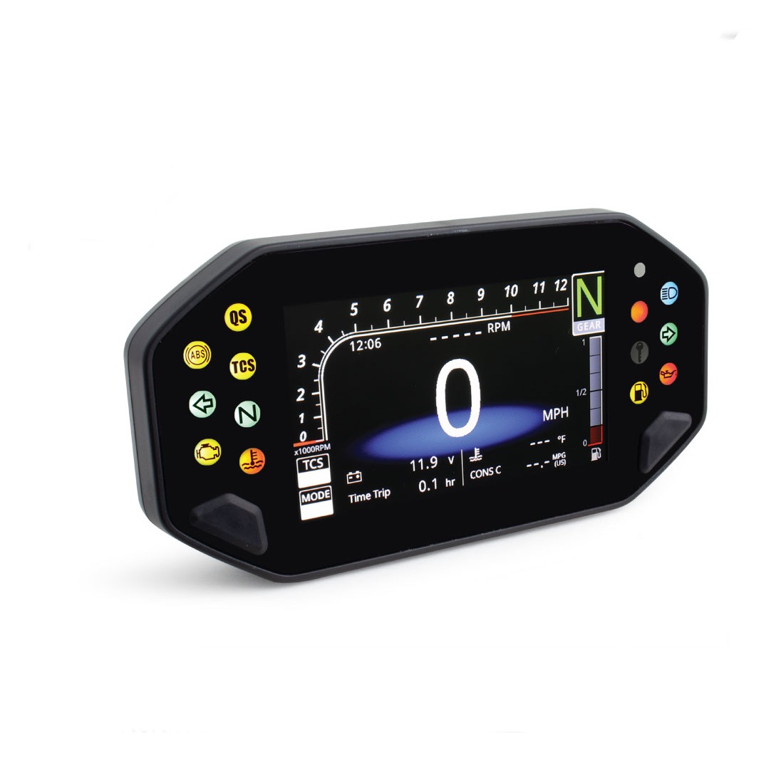 Koso RX-4 S TFT Multi-Function Display Yamaha MT-07 2021-2022 - Cycle Gear