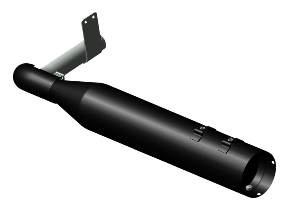 Khrome Werks Sidekick Ghost Pipe For Harley Touring With 2 Into 1 ...