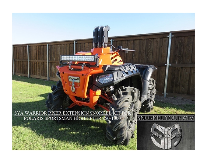 Snorkel Your ATV Warrior Riser Snorkel Kit Polaris Sportsman High ...