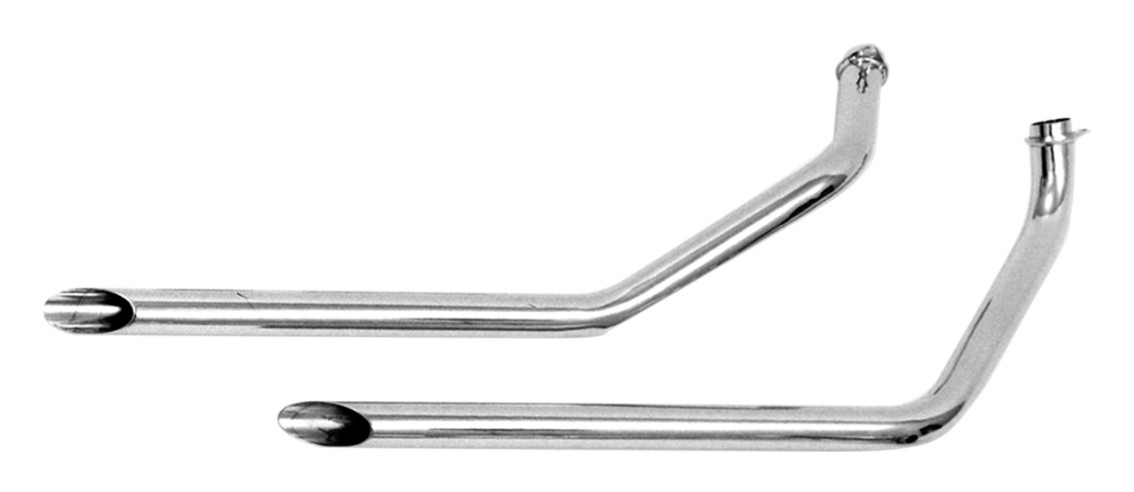 Paughco 2" Staggered Drag Pipes For Swing Arm FX Shovelhead 1970-1984 ...