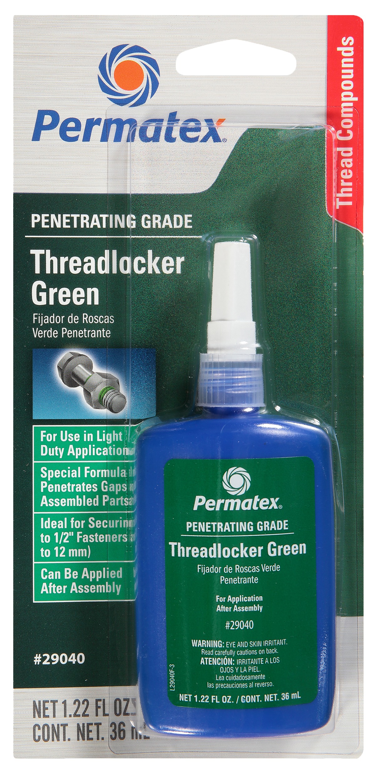 Permatex Green Penetrating Threadlocker - Cycle Gear