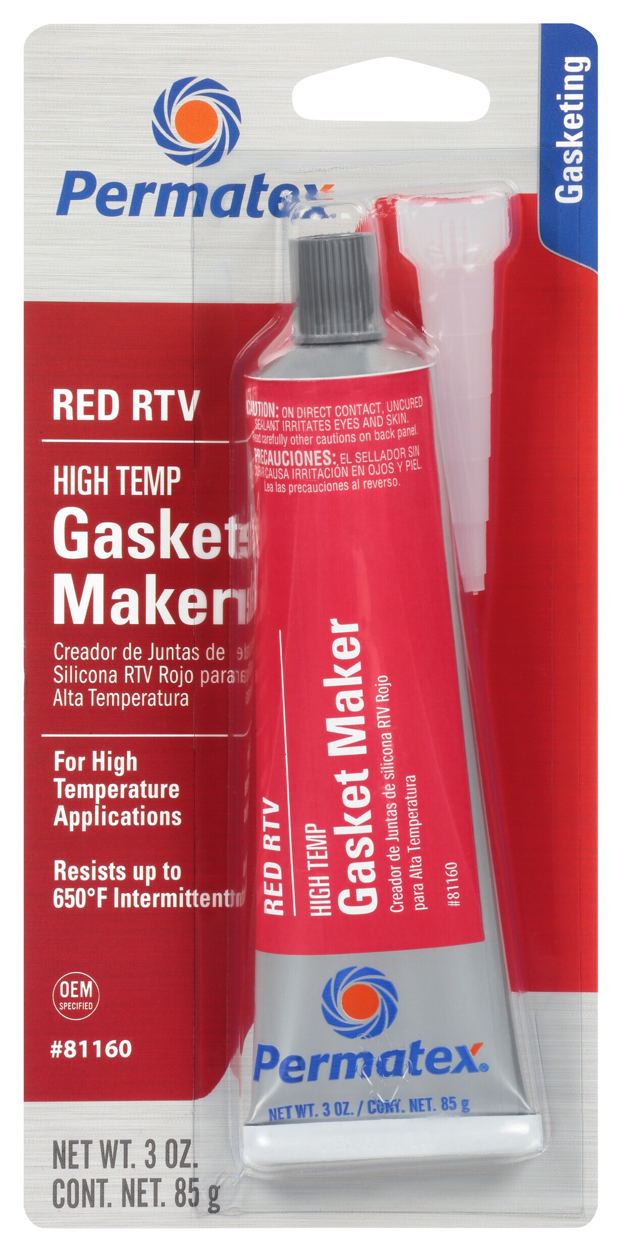 Permatex Red Ultra High Temp RTV Silicone Gasket Maker - Cycle Gear
