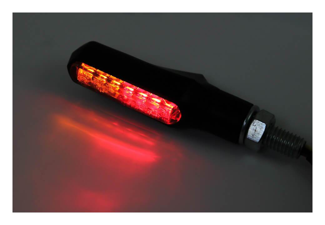 Highsider Shin Yo Shorty Fin Rear Run & Turn Signals - Cycle Gear