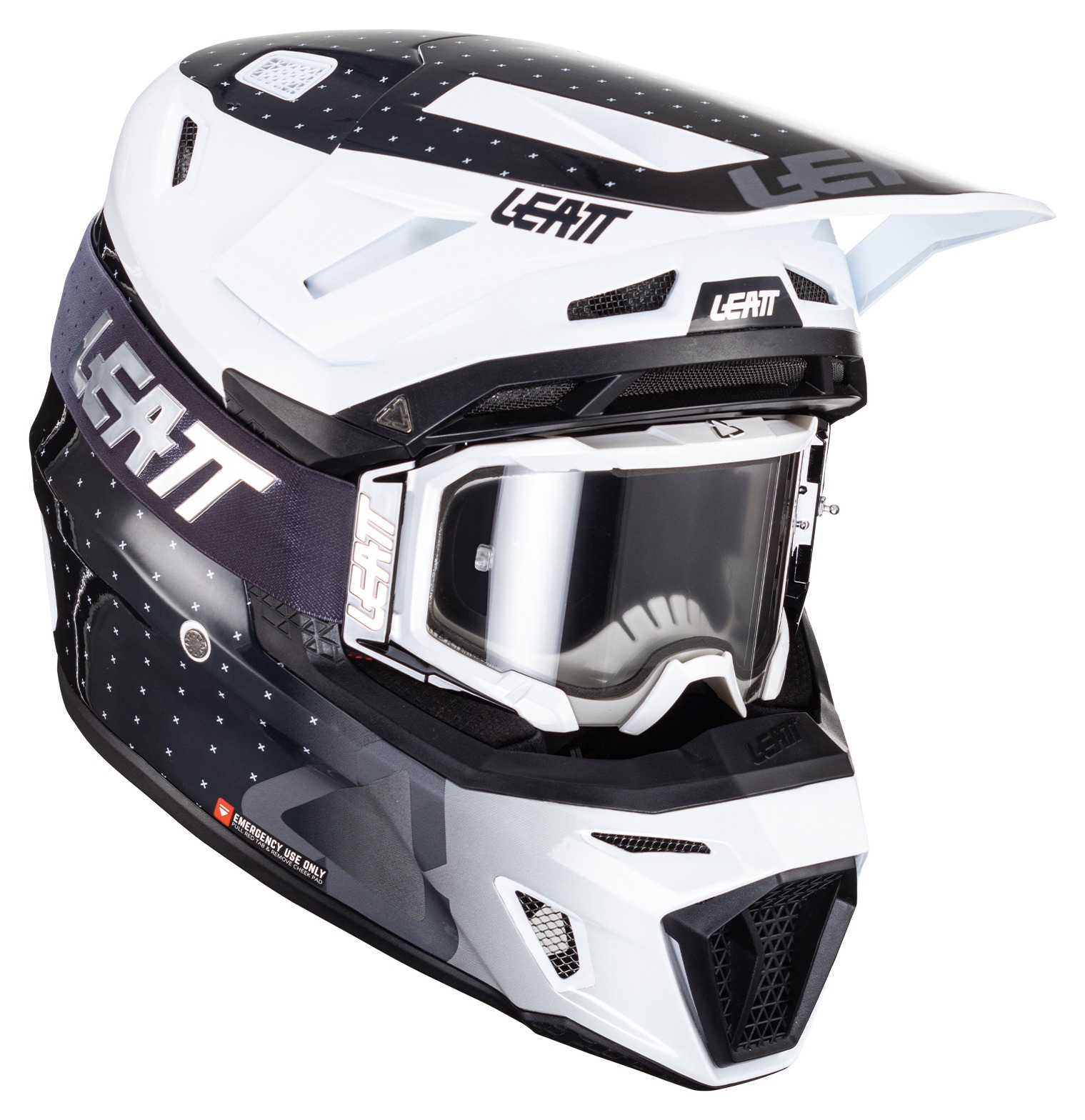 Leatt Moto 8.5 Composite V24 Helmet Kit - Cycle Gear