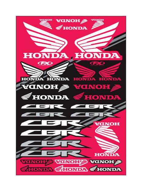 Factory Effex Honda Sticker Sheet - Cycle Gear