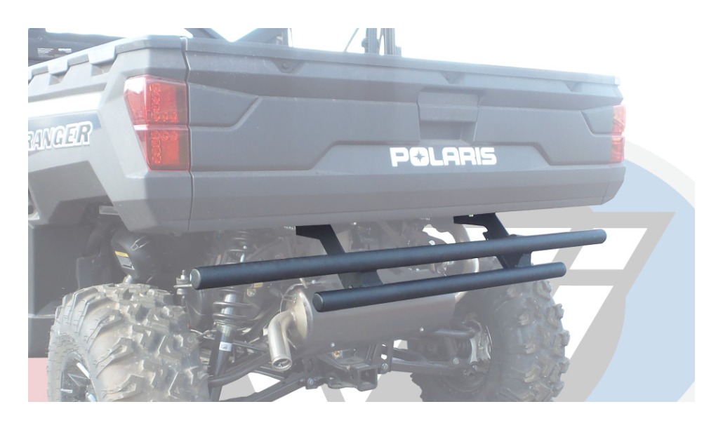 KFI Double Tube Rear Bumper Polaris Ranger XP 1000 / XP Crew Northstar ...