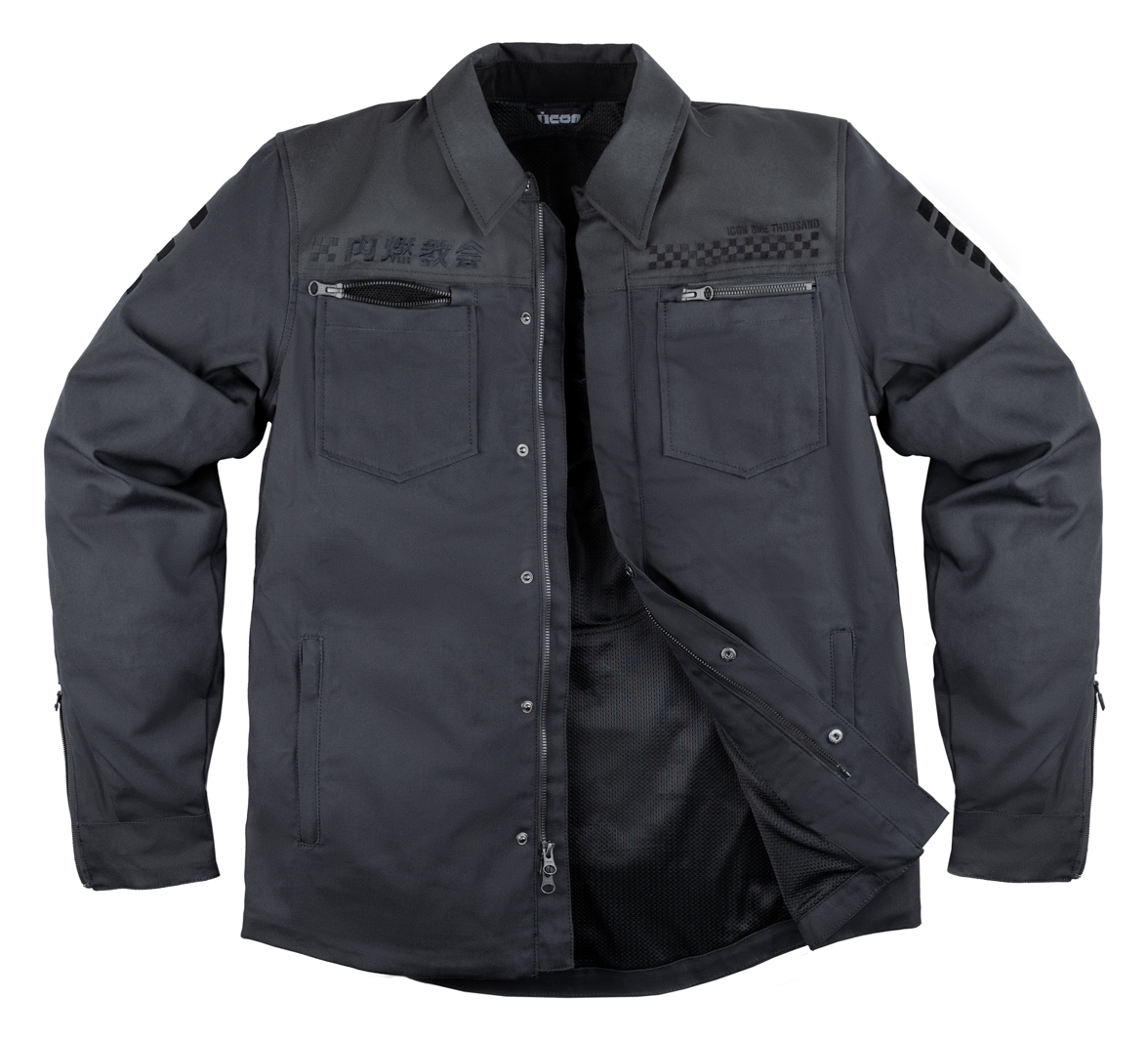 Icon Upstate Canvas National Jacket - Cycle Gear
