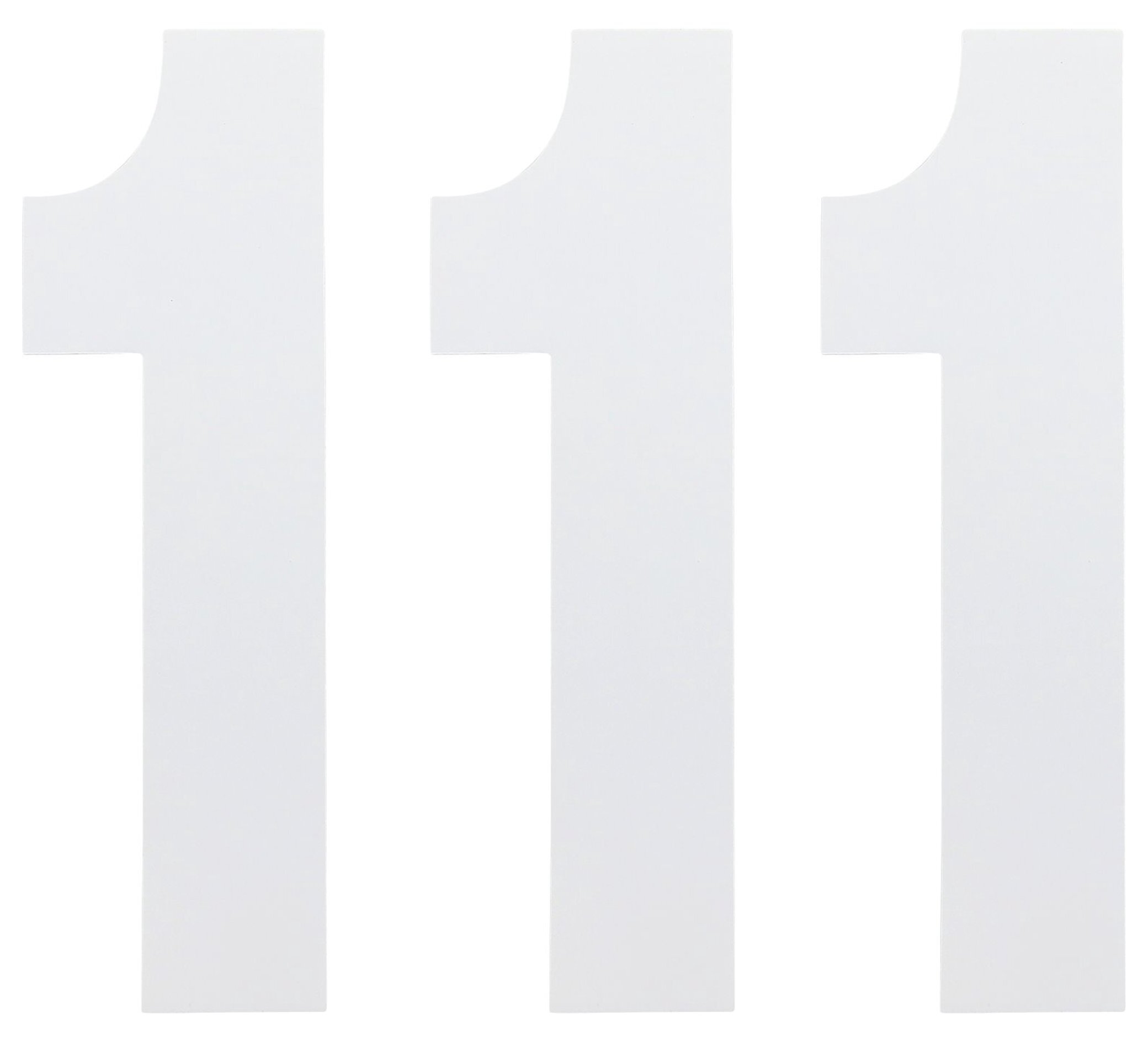 Factory Effex Standard Number One Sticker - Cycle Gear
