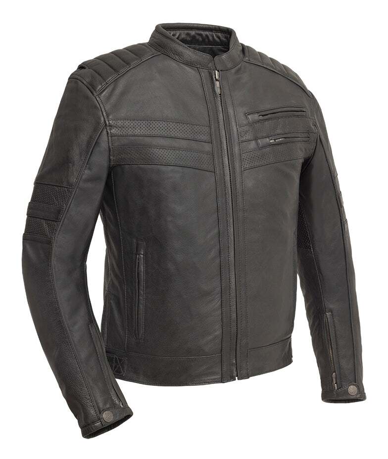 First Manufacturing BiTurbo Leather Jacket - Cycle Gear
