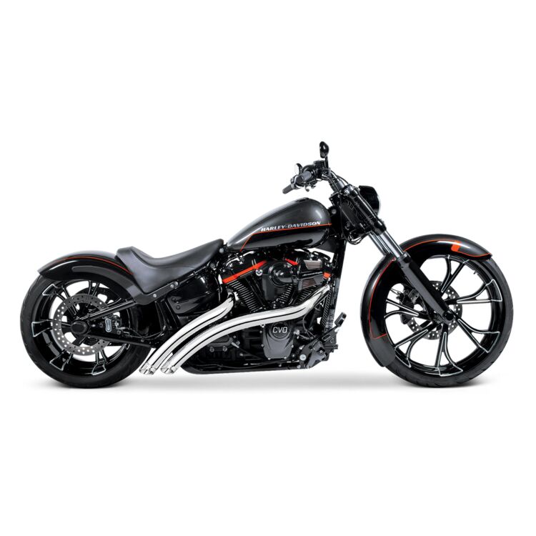 Freedom Performance Radical Radius Crossover Exhaust With Slash End Caps For Harley Softail 2018 ...