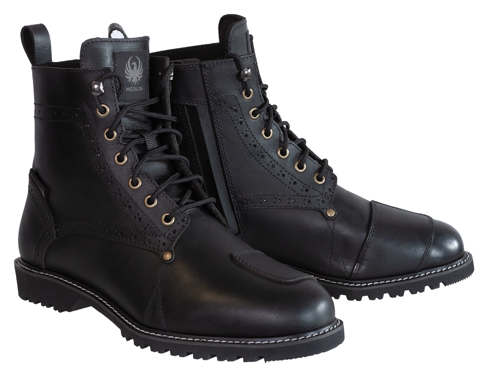 Merlin Derby Brogue D3O WP Boots - Cycle Gear