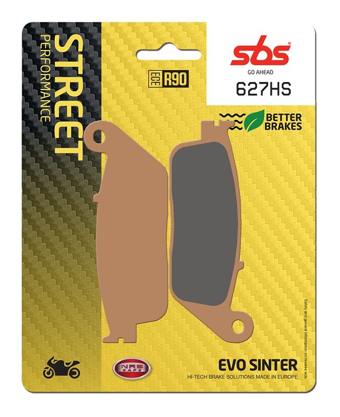 SBS HS Sintered Front Brake Pads 627HS - Cycle Gear
