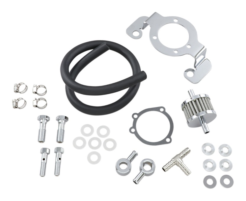 Drag Specialties Breather Support Kit For Harley Big Twin 1993-2017 ...