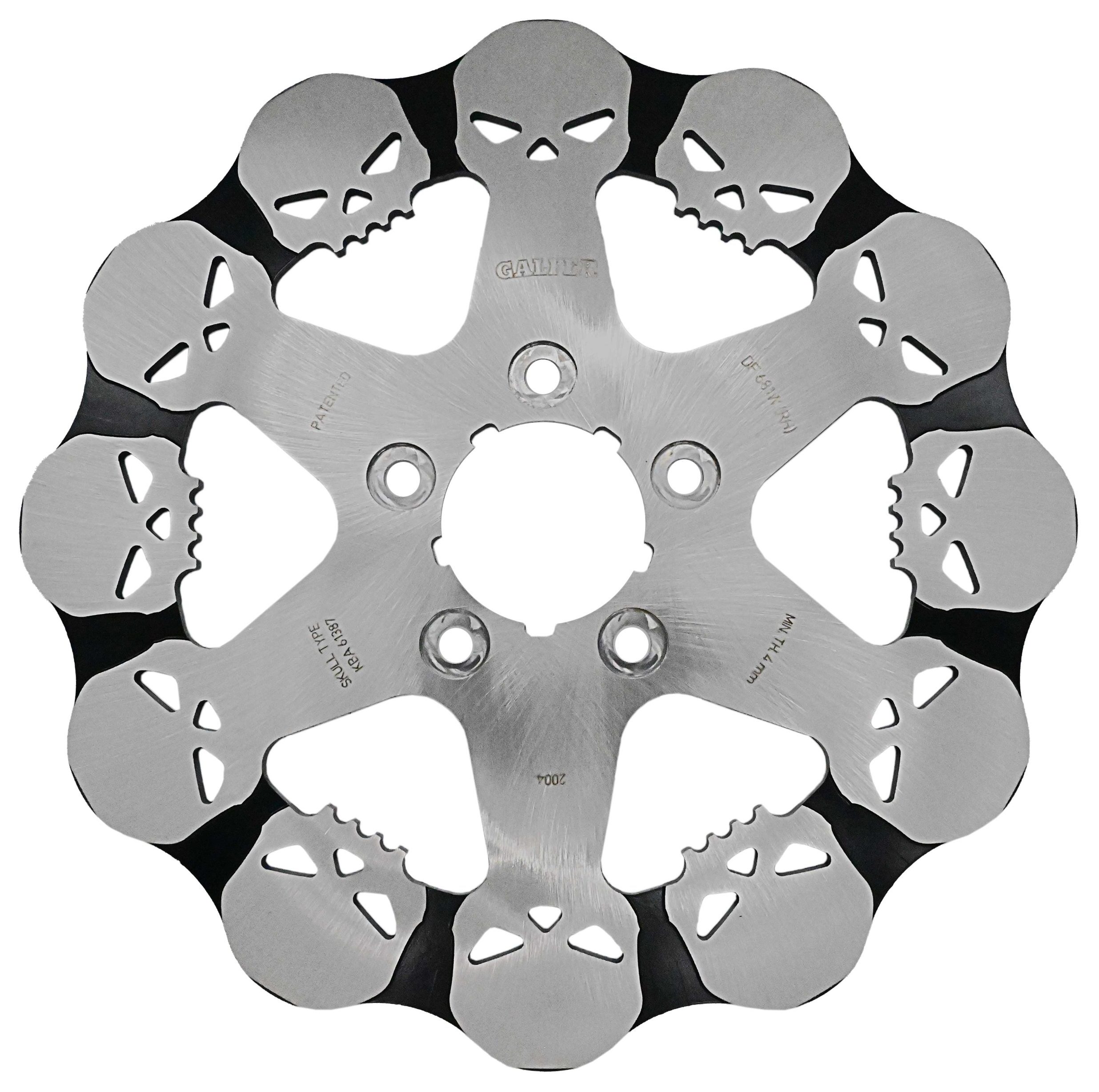 Galfer 11.5" Skull Rear Brake Rotor For Harley 2000-2017 - Cycle Gear