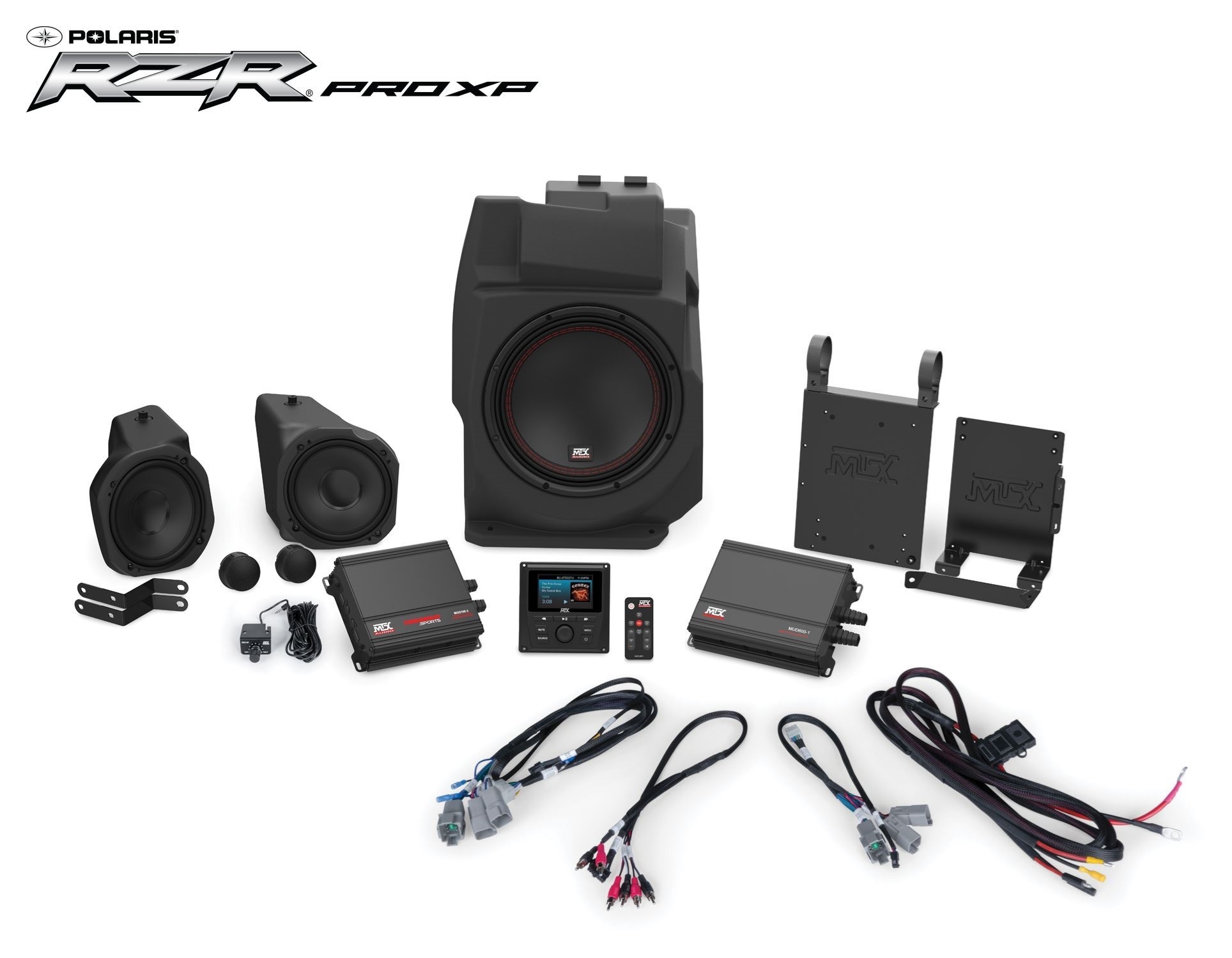 MTX Audio Thunder 3 Audio System Polaris RZR Pro XP / Pro R / Turbo R ...