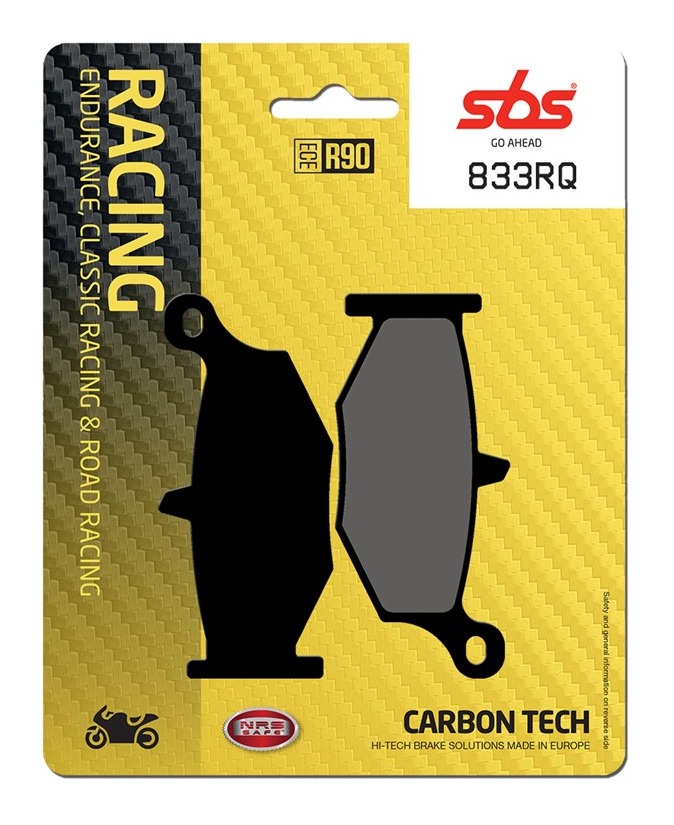 SBS Brake RQ Carbon Rear Brake Pads 833RQ - Cycle Gear