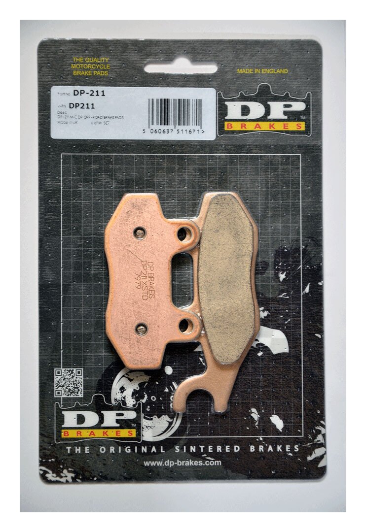 DP Brakes Sintered Front Brake Pads Suzuki / Kawasaki / Yamaha 125cc ...