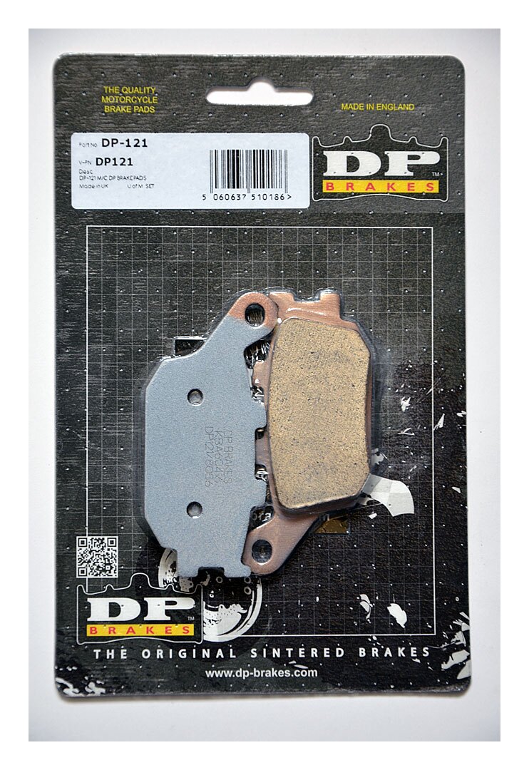 DP Brakes Sintered Rear Brake Pads DP121 - Cycle Gear