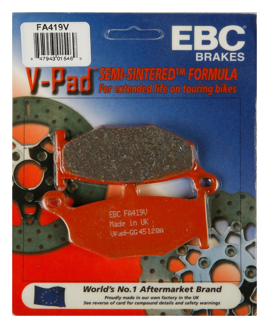 EBC FA419V Semi-Sintered Rear Brake Pads - Cycle Gear
